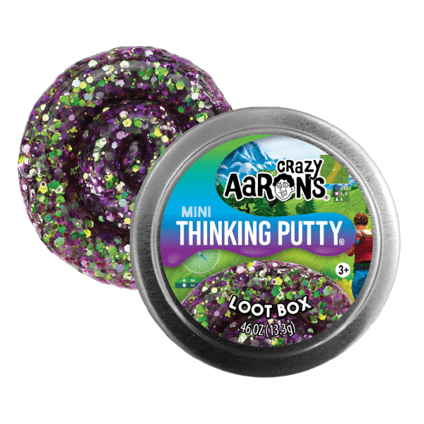 Crazy Aaron's Thinking Putty-Star Trends 2 Inch Tin - Fun Fidgets