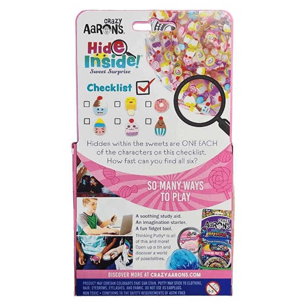 Crazy Aaron's Thinking Putty-Sweet Surprise-4 Inch Tin - Fun Fidgets ...