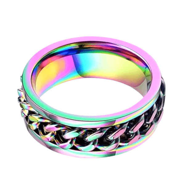Spinning Chain Fidget Ring - Fun Fidgets | Sensory Toys and Fidgets
