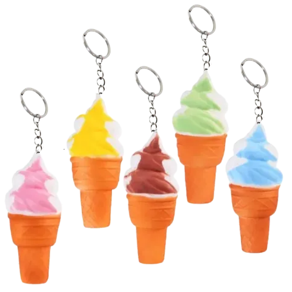 Squeezy Ice Cream Keychain | Fun Fidgets - Fun Fidgets | Sensory Toys ...
